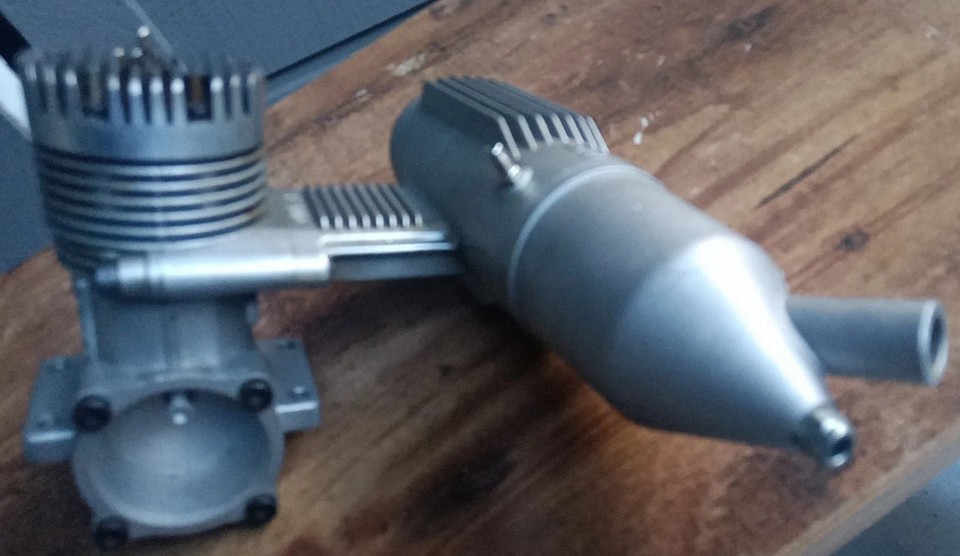 OS Max FP 60 Engine And E- 4010 Muffler Clean Selling As-is Replacement ...