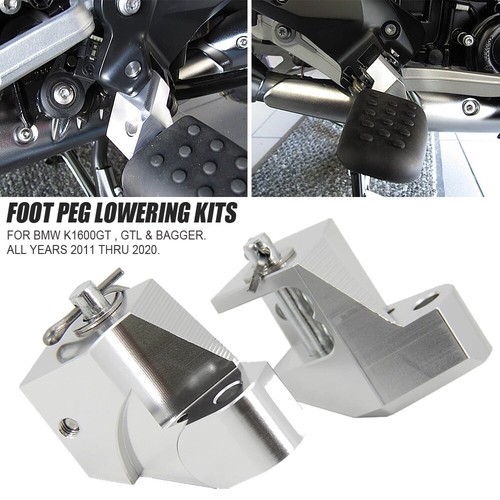 Motorcycle Driver Foot Peg Lowering Kits For BMW K1600GT/GTL Driver ...