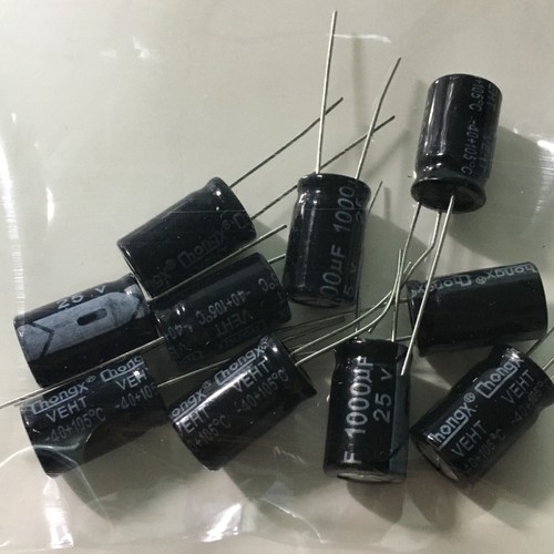 Lot 2 MINI SIZE 1000uF 25MF 25V 105C 10x17mm Capacitors LG SAMSUNG | eBay