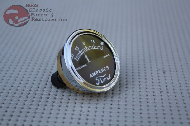 Model A Instrument Panel Amp Meter Guage Dial Ford Script Logo 30-0-30 ...