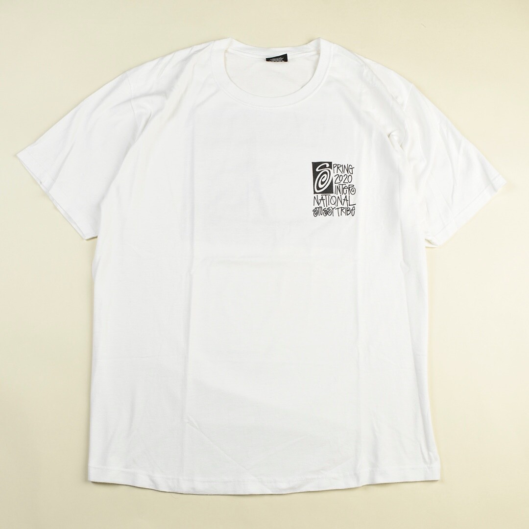 STUSSY SPRING 2020 INTERNATIONAL STUSSY TRIBE WHITE T… - Gem