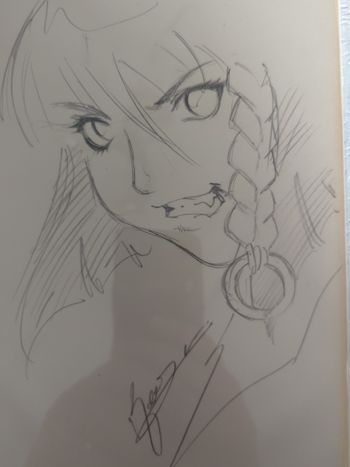 Vampi Vampirella Harris Hand Sketch Drawn Artist 1/1 Done At Wizard ...