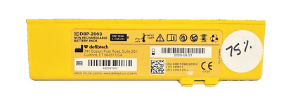 Genuine DBP-2003 Battery for Defibtech View Date 2028 12v 2.8Ah 75% ...