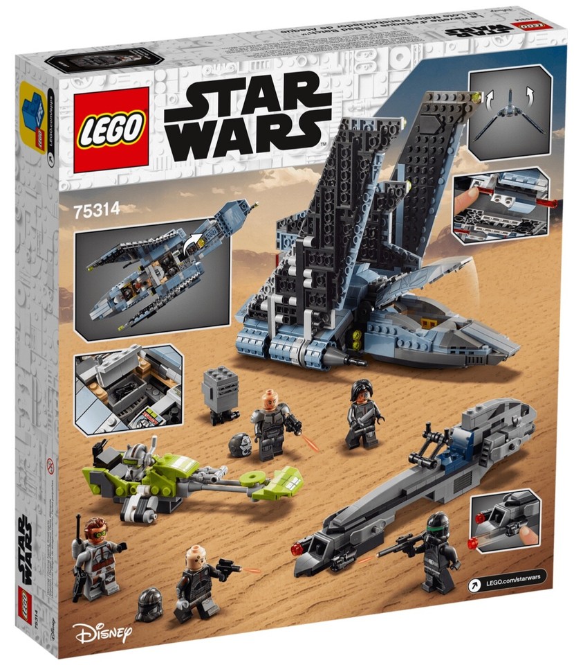 LEGO STAR WARS THE BAD BATCH ATTACK SHUTTLE SET 75314 RETIRED FACTORY ...