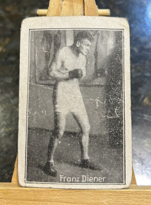 1926 Greiling Serie Boxer Franz Diener Small Rookie RC German Tobacco ...
