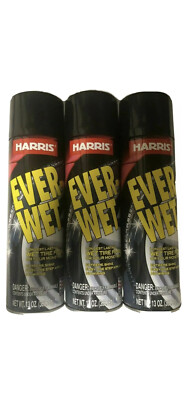 3 Harris Ever-Wet Spray Tire Shine Cans 13oz each Shines and protect ...