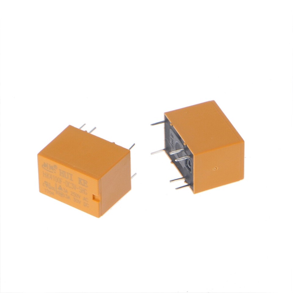Power Relay 3A HK4100F-DC3V 5V 9V 12V 24V-SHG PCB 6 Pins SPDT General ...