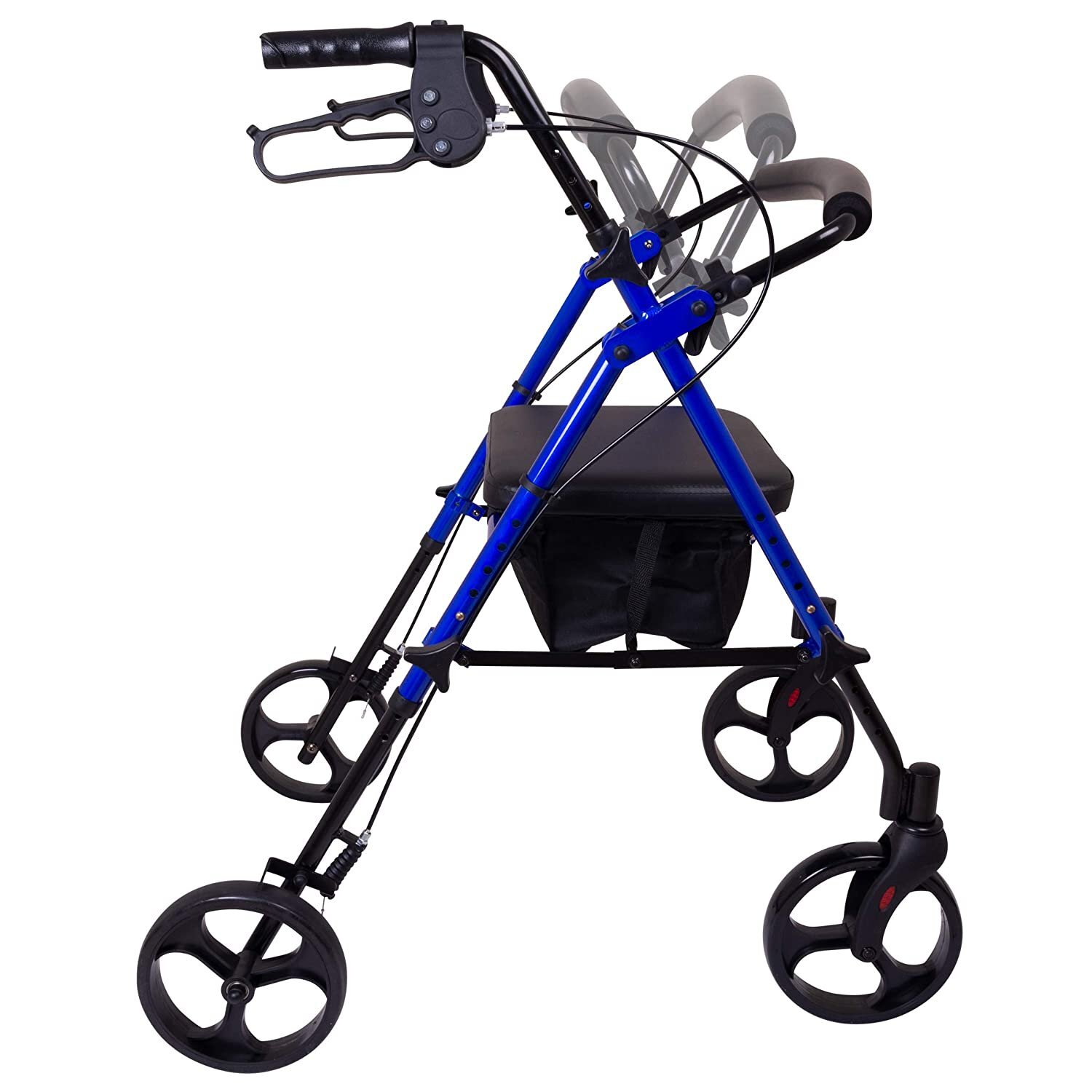 ProBasics Aluminum Rolling Walker for Seniors - Adjustable Seat ...
