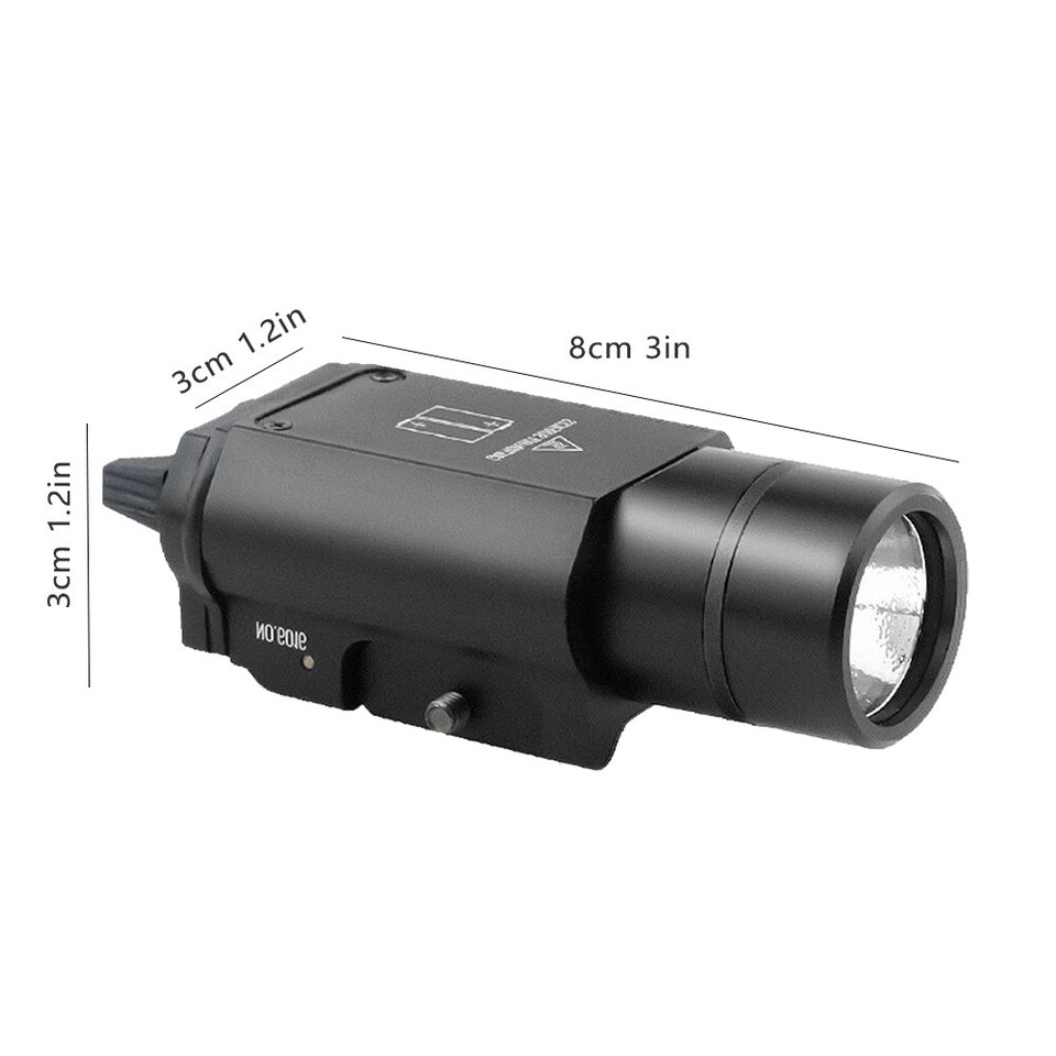 Trustfire Tactical LED Rail Mounted Pistol Light Weapon Light Gun ...