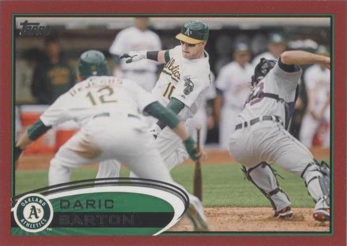 2012 Topps - Daric Barton #584 Red Border for sale online | eBay