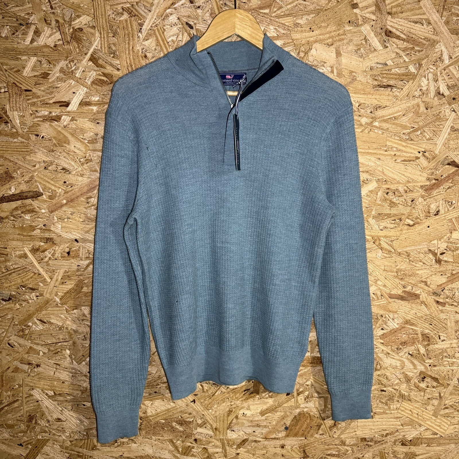 Vineyard Vines Sweater Mens XS Sea Swell Oxbridge Merino Wool Half Zip ...