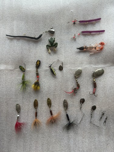 Vintage Spinnerbait Fishing Lure Lot Rooster Tail, Mepps, Bass Buster ...
