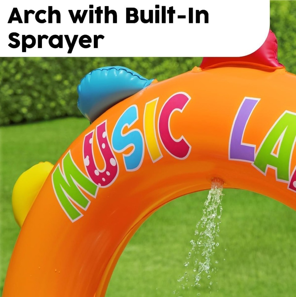 Inflatable Garden Play Centre with Slide, Water & Ball Pit – Splash Fun ...