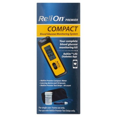ReliOn Premier COMPACT Complete Blood Glucose Monitoring Kit | eBay