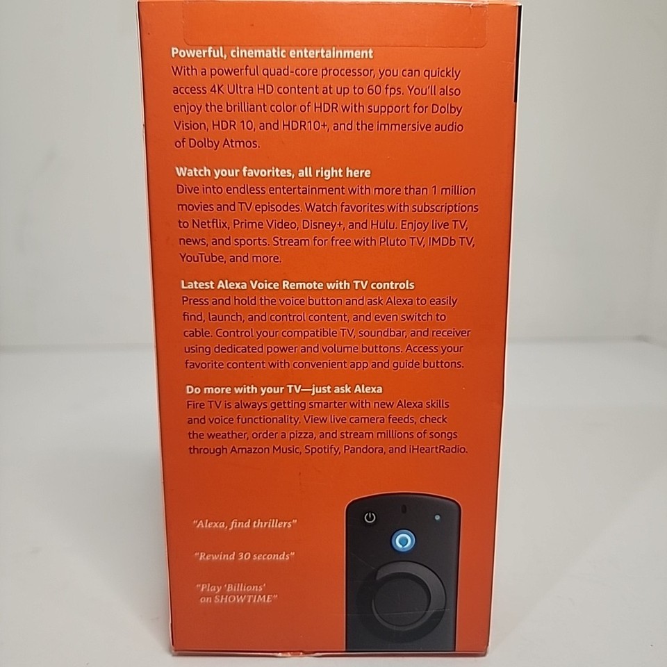 Amazon Fire TV Stick 4K with Alexa Voice Remote (3rd Generation) Brand ...