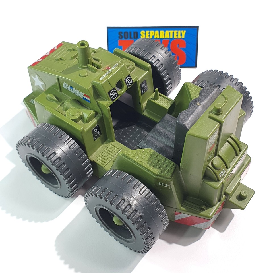 Vtg GI Joe Weapons Transport BODY WHEELS & CHAIR original 1985 green ...