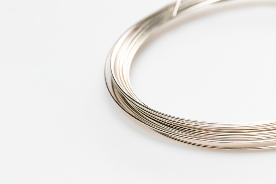 925 Sterling Silver wire Half Hard Round-1/2 Round-Square 20 21 22 24 ...