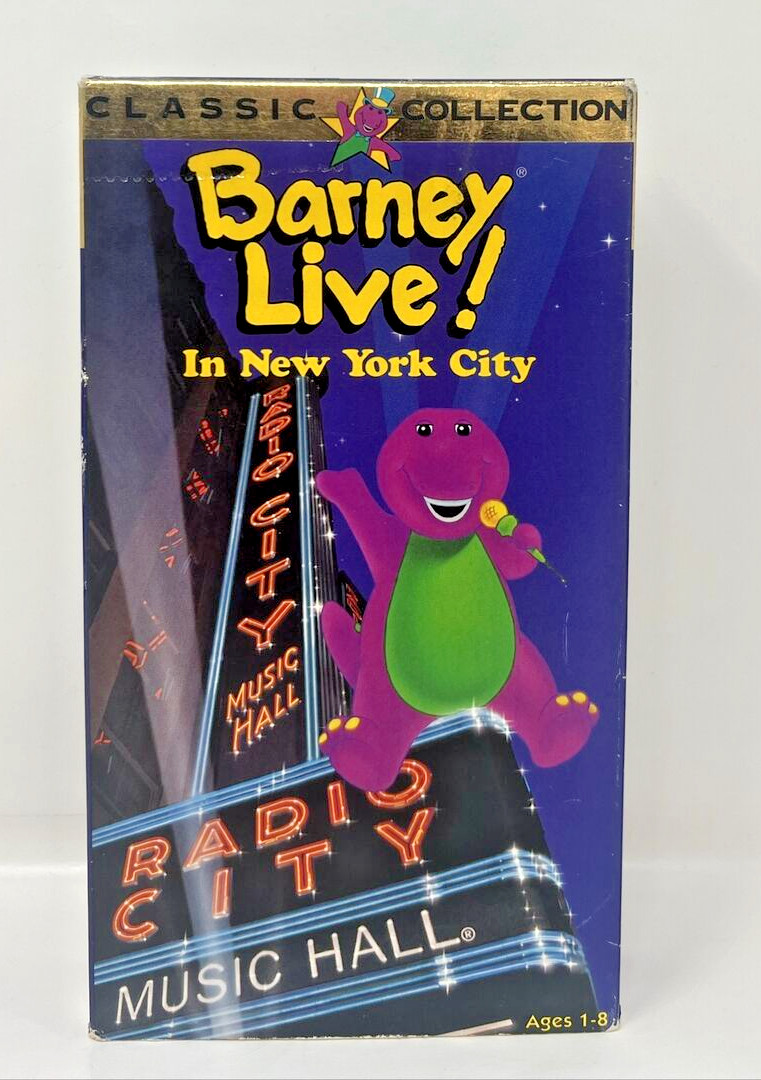 Barney Live In New York City VHS 1994 Sing | Grelly USA