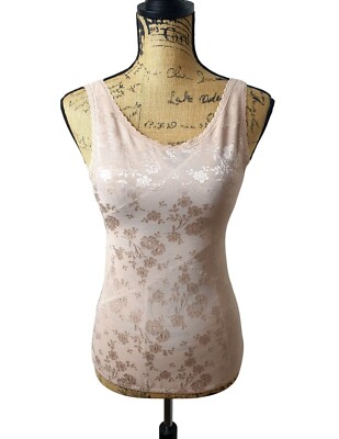 Modern Movement Womens Lace Torsolette M Beige Floral Corset Slimming ...