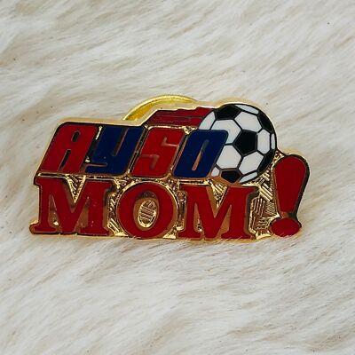 AYSO Mom Youth Soccer Parent Lapel Pin | eBay