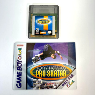 Tony Hawk's Pro Skater Nintendo Game Boy Color Video Game and Booklet ...