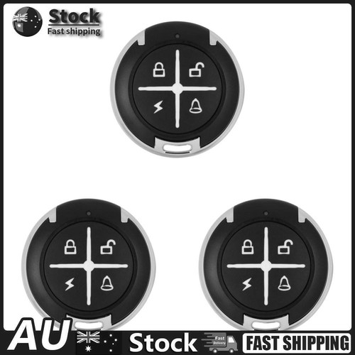 AU 433 MHz Round Remote Control Wireless 4 Channel for Gate Garage Door ...
