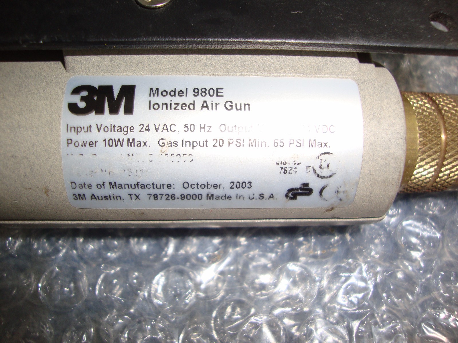 3m Model 980 Ionized Air Gun Kit for parts | eBay