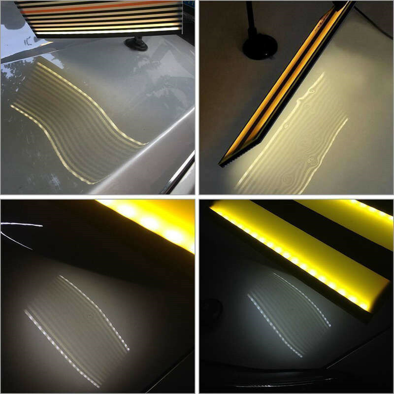 30x15cm Car Body Dent Led Lamp Reflector Light Line Board USB Plug ...