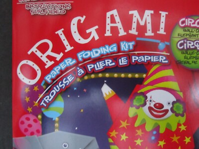 Origami Circus Paper Folding 12 Sheets Instructions Kit Playmate ...