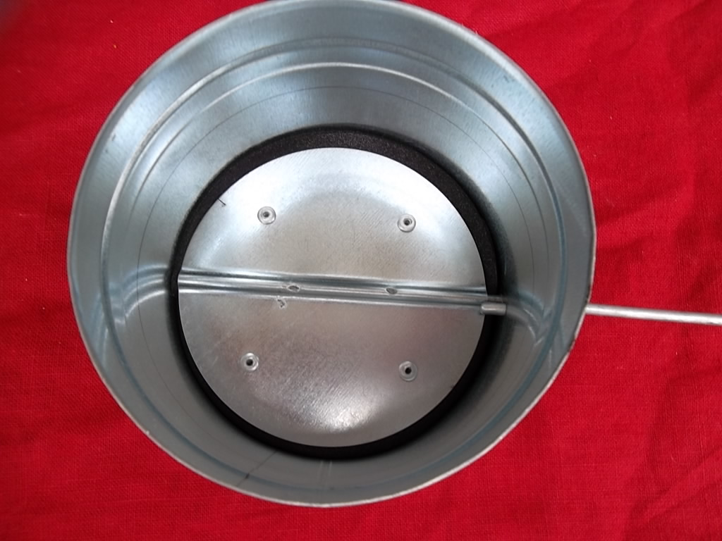 Luftklappe mit Bedien-Stange Ø 100 110 125 130 140 150 160 mm ...