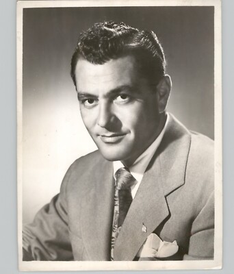 Singer TONY MARTIN CBS "Listen to a Love Song" Television Show 1946 ...