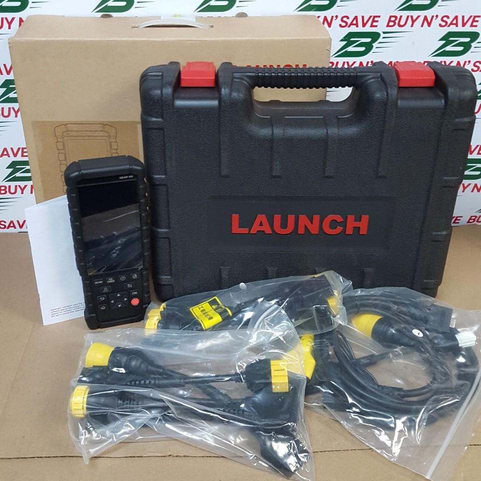 Launch Tech Gear HD Professional HD Diagnostic Scan Tool w/ OBD Cables ...