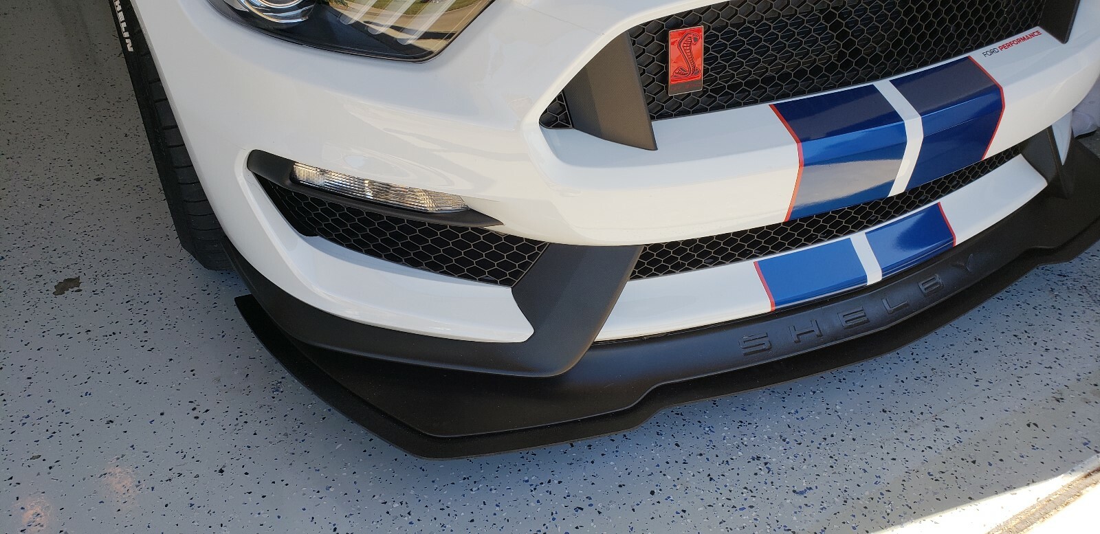 FRONT SPLITTER +(2020 GT500 style) winglets for 2015-2020 MUSTANG ...
