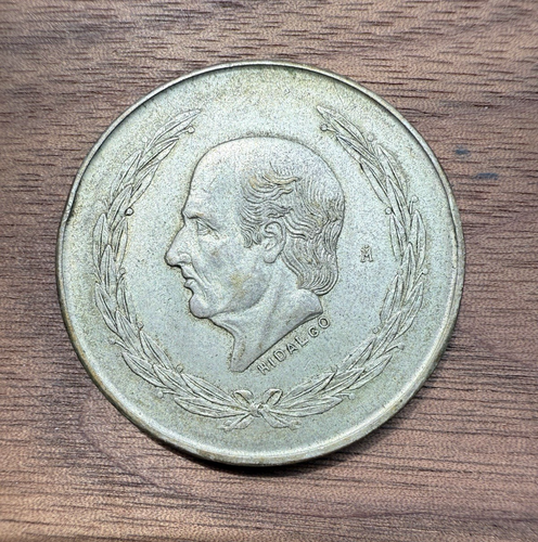 1952 Mo Mexico Cinco Pesos Hidalgo Coin Silver 5 Pesos Plata .720 | eBay