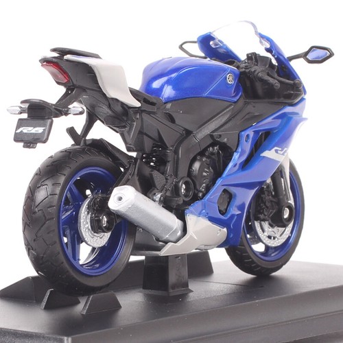 1/18 Scale Welly 2020 Yamaha YZF R6 Racing Bike Plastic Model ...
