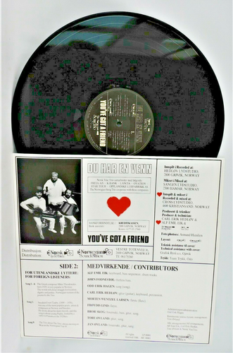 Norwegian Record Vinyl LP Norway Rock Band Norsk Vise Trio Du Har En ...