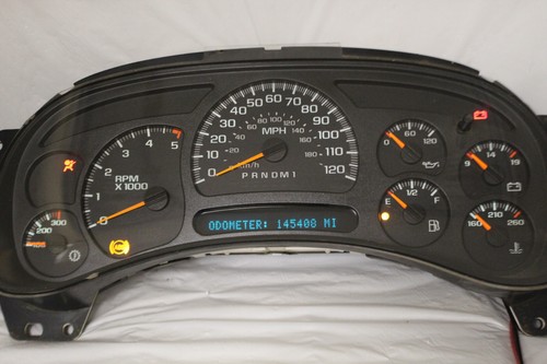 Speedometer Instrument Cluster 06-07 Silverado/Sierra 145,408 Mile ...