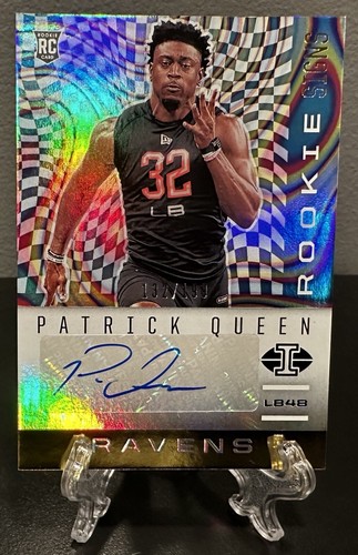 2020 Illusions PATRICK QUEEN Auto Rookie #/199 Signs RC🔥LSU Baltimore ...