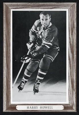 HARRY HOWELL NEW YORK RANGERS WOODGRAIN BEEHIVE HOCKEY- -NEAR MINT | eBay