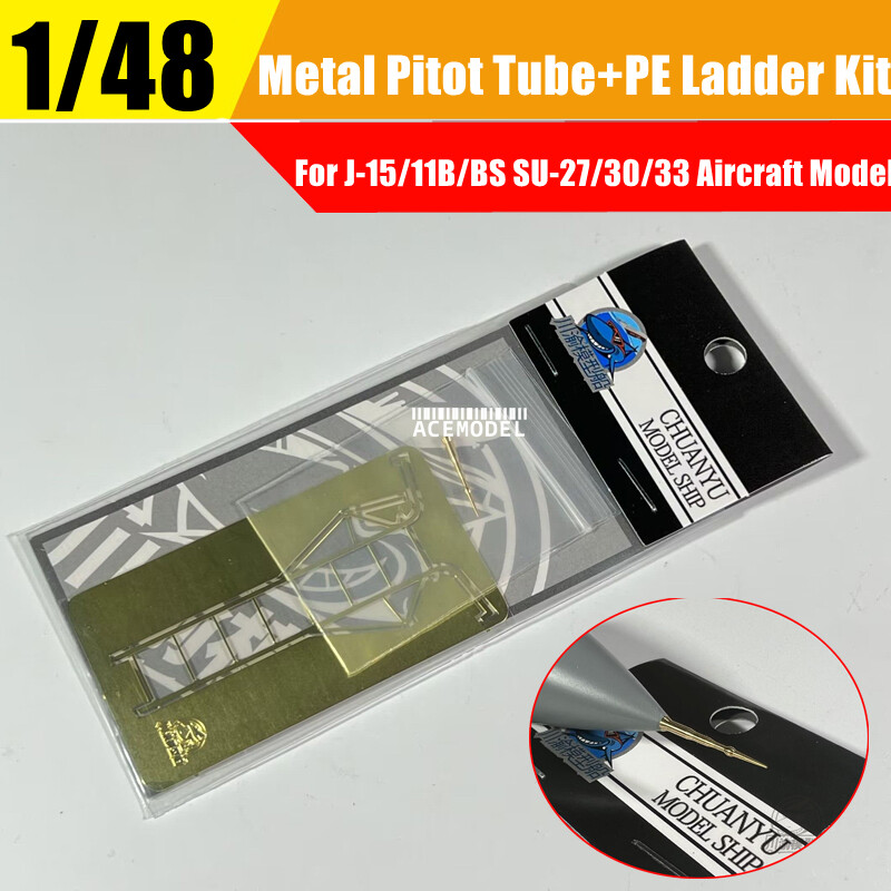 1/48 Metal Pitot Tube+PE Ladder Kit for J-11B/BS/15 SU-27/30/33 ...