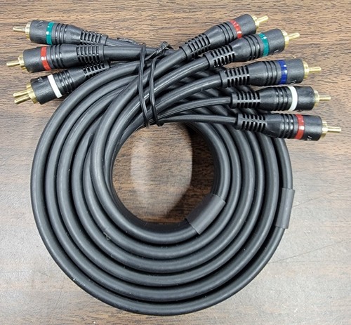 5-Prong Audio Video Cable Wire 12' Long Component Home Theater ...