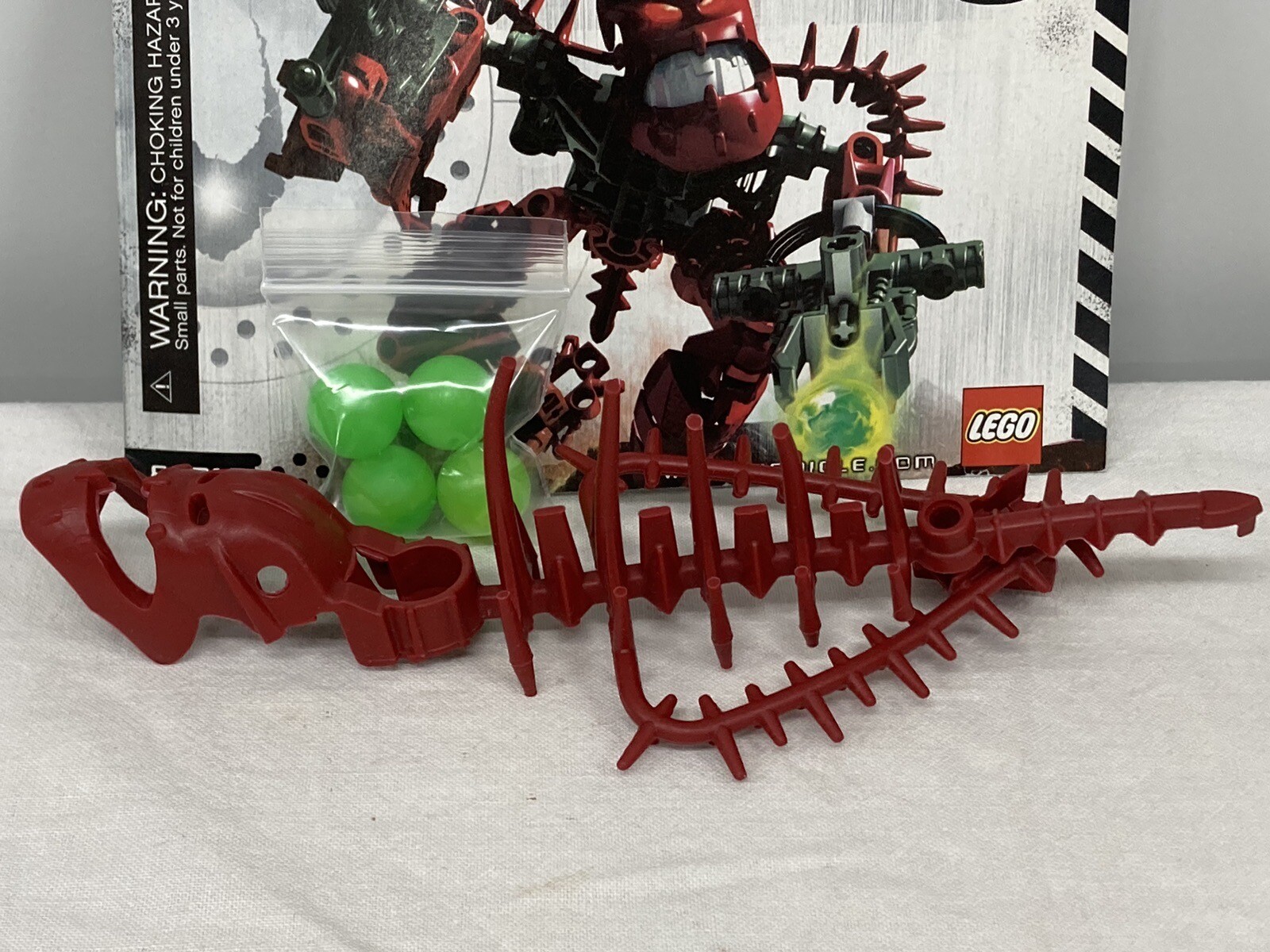 100% Complete Set LEGO BIONICLE 8901 Hakann 4 Zamors Balls W/Manual No ...