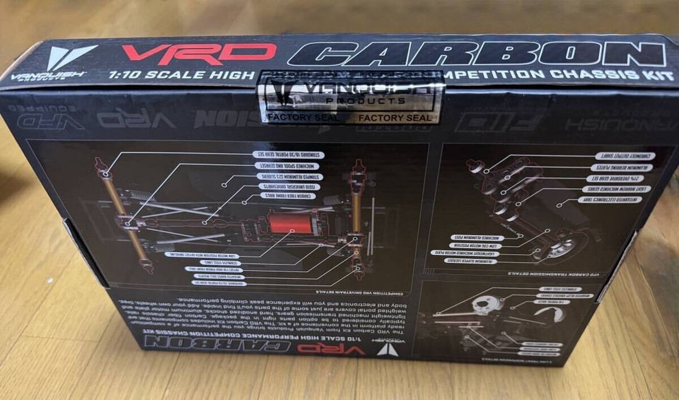 Vanquish VRD Carbon LCG Crawler Assembly Kit, High-Performance RC 1/10 ...