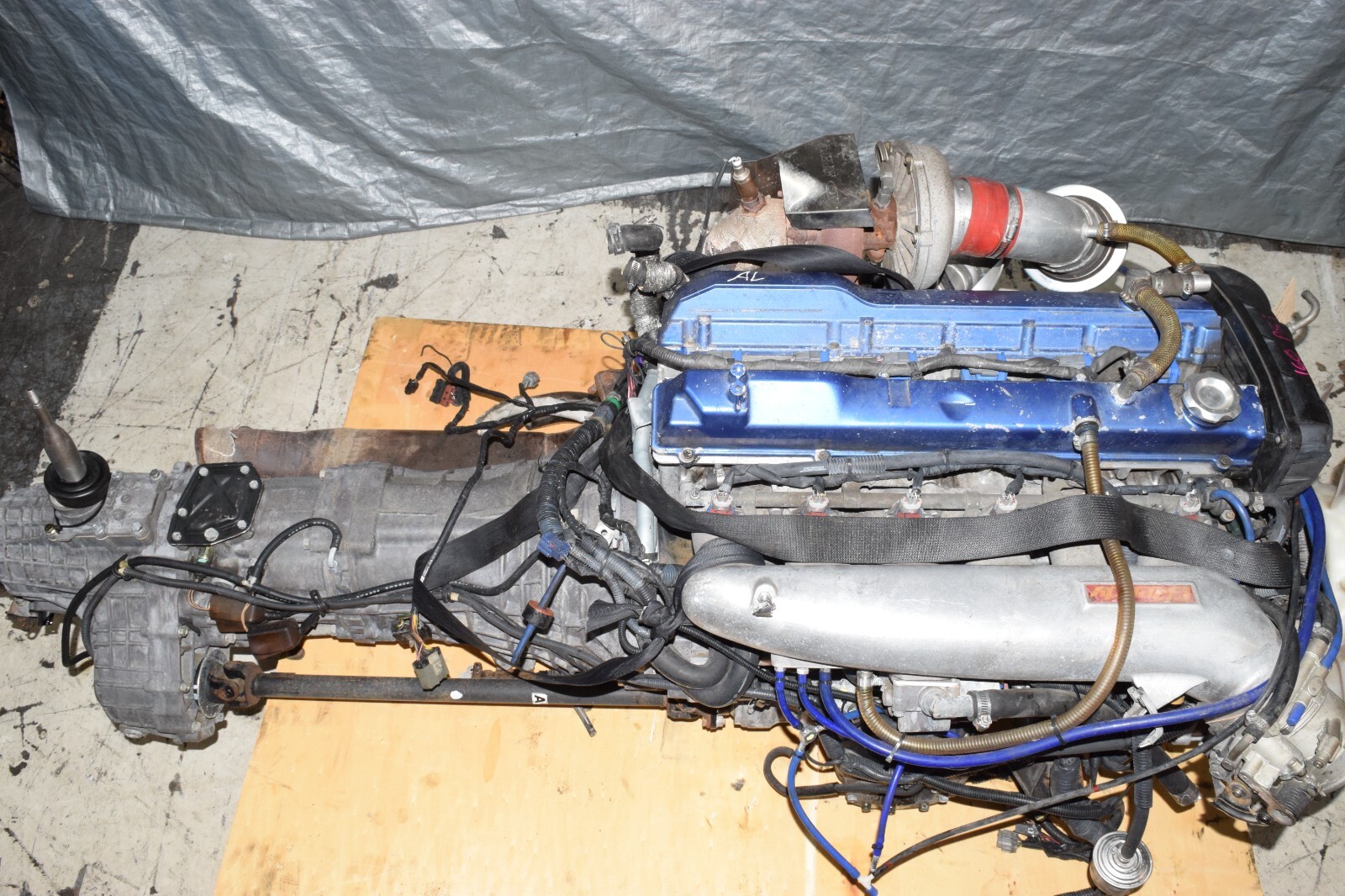 JDM Nissan Stagea RB25DET S2 Turbo Kit 2.5 AWD Engine 5 Speed M/Trans ...
