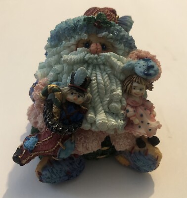 Vintage Holiday Christmas Crinkle Claus Santa Figurine 42625GS30C | eBay