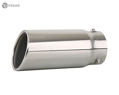 4 inch Inlet 4.5 Outlet 10.7 Long Dual Wall Rolled Exhaust Tip Tail ...