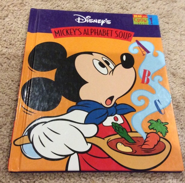 Disney Mickey Mouse Alphabet Soup Read And Grow Library Book 1 | eBay