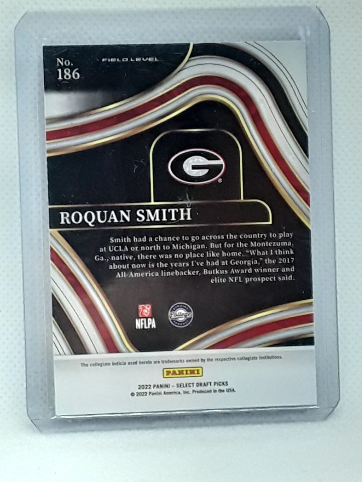 Roquan Smith 2022 Select Draft Picks - #186 - Georgia Bulldogs | eBay