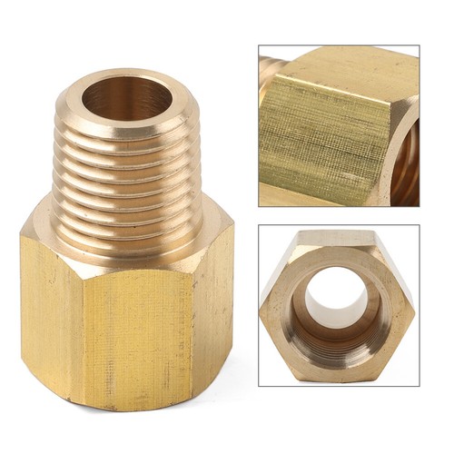 1pc 1/4" NPT Male To 1/4" NPT Female Pipe Reducer Hex Thread Adapter ...