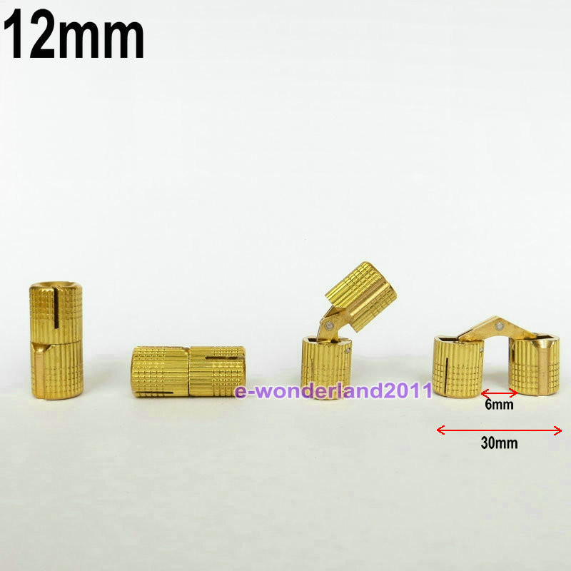 4x Hidden Hinge Invisible Hinge Barrel Concealed Hinge 8/10/12/14/16 ...